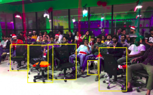 Human shape detection in live imagery with RetinaNet