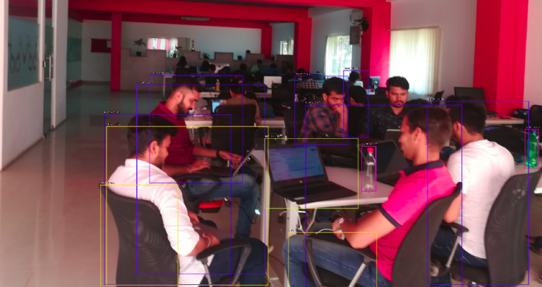 Human shape detection in live imagery with RetinaNet